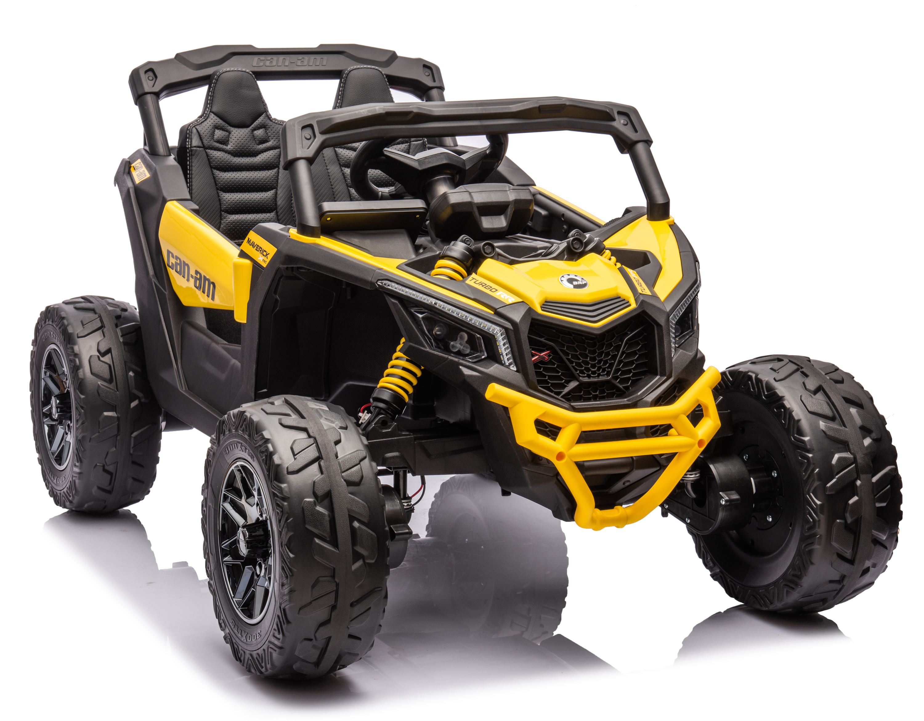 Can-am Maverick UTV Barn Elbil Gul - Barnelbil.se