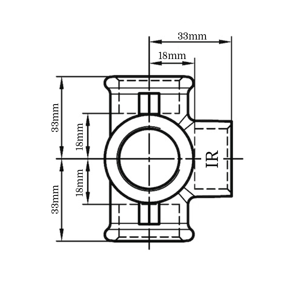 T-rör - Extra - Inredningsrör.se - Unik inredning av rör