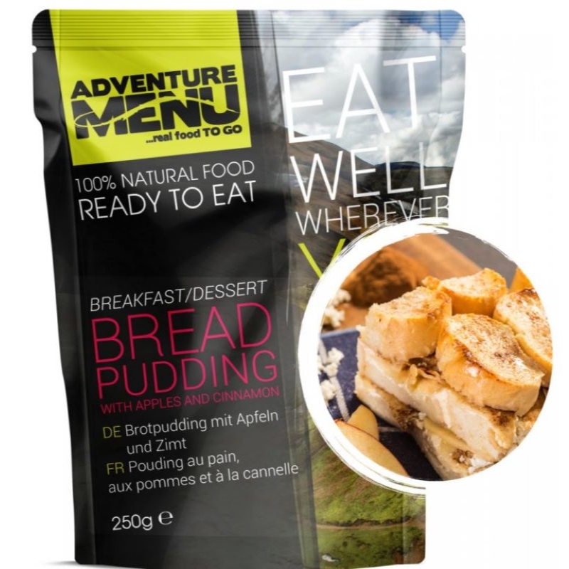 Adventure Menu | Bread pudding with apples and cinnamon | MRE | 250g ...