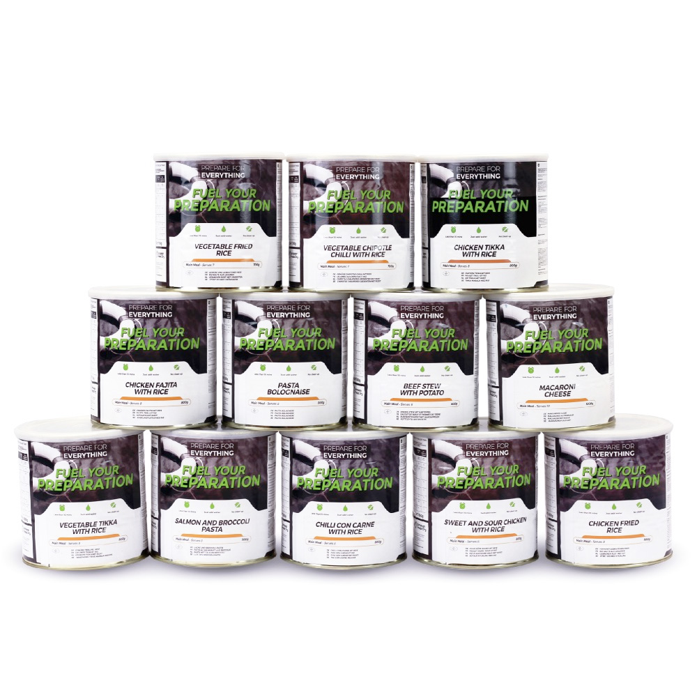 Fuel Your Preparation Vegetarian 1 Month Food Ration - The General Prepper