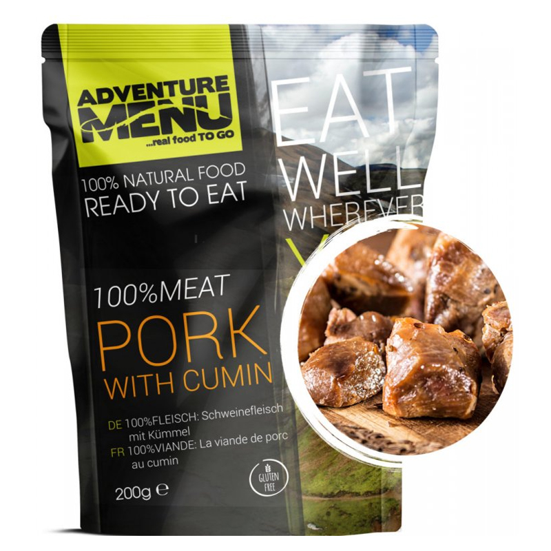 Adventure Menu | Pork meat with cumin | MRE | 200g - The General Prepper