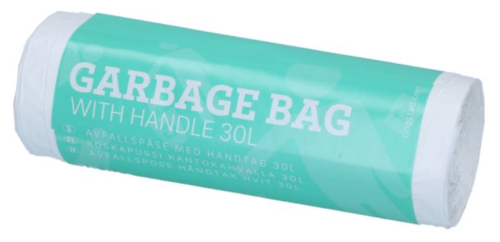Avfallspose med håndtak 30 L - The General Prepper