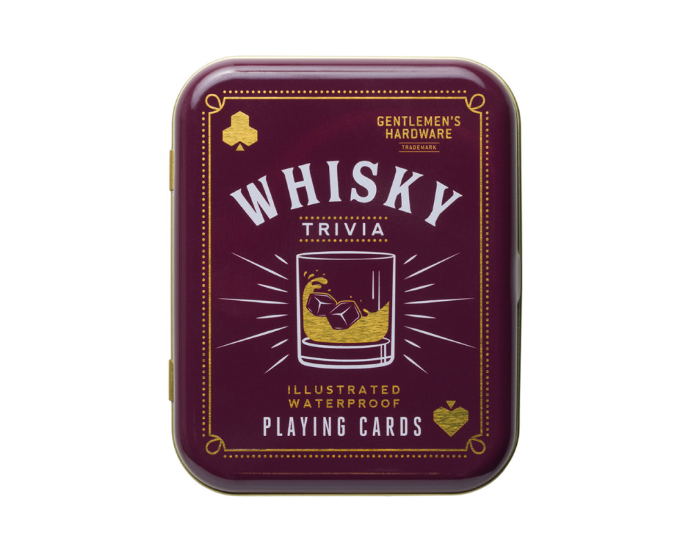 Gentlemens Hardware Whisky Trivia Playing Cards - The General Prepper