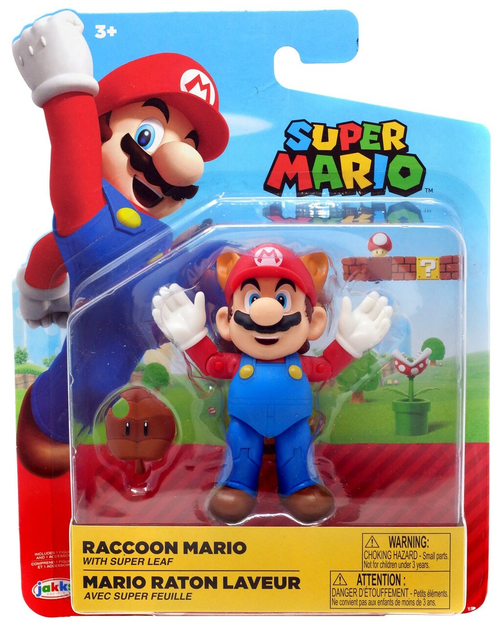 Super Mario Raacoon Mario Action Figure Wave 28 Carsmästaren