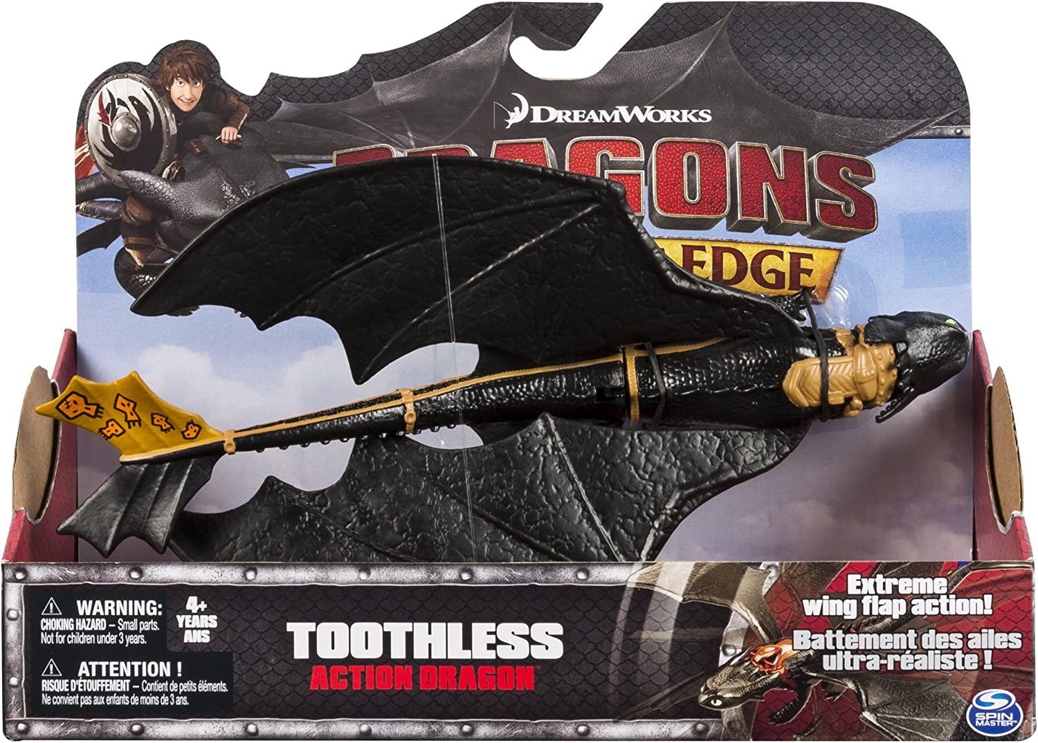 Dragons Race to the Edge Wing Flapping Toothless - Carsmästaren