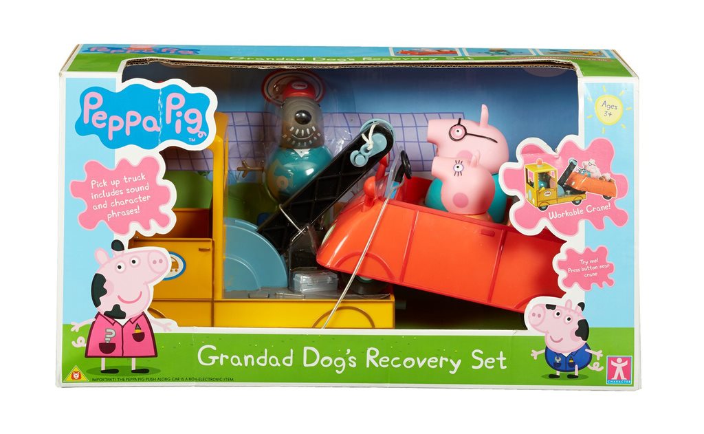 Peppa Pig Grandad Dogs Recovery Set - Carsmästaren