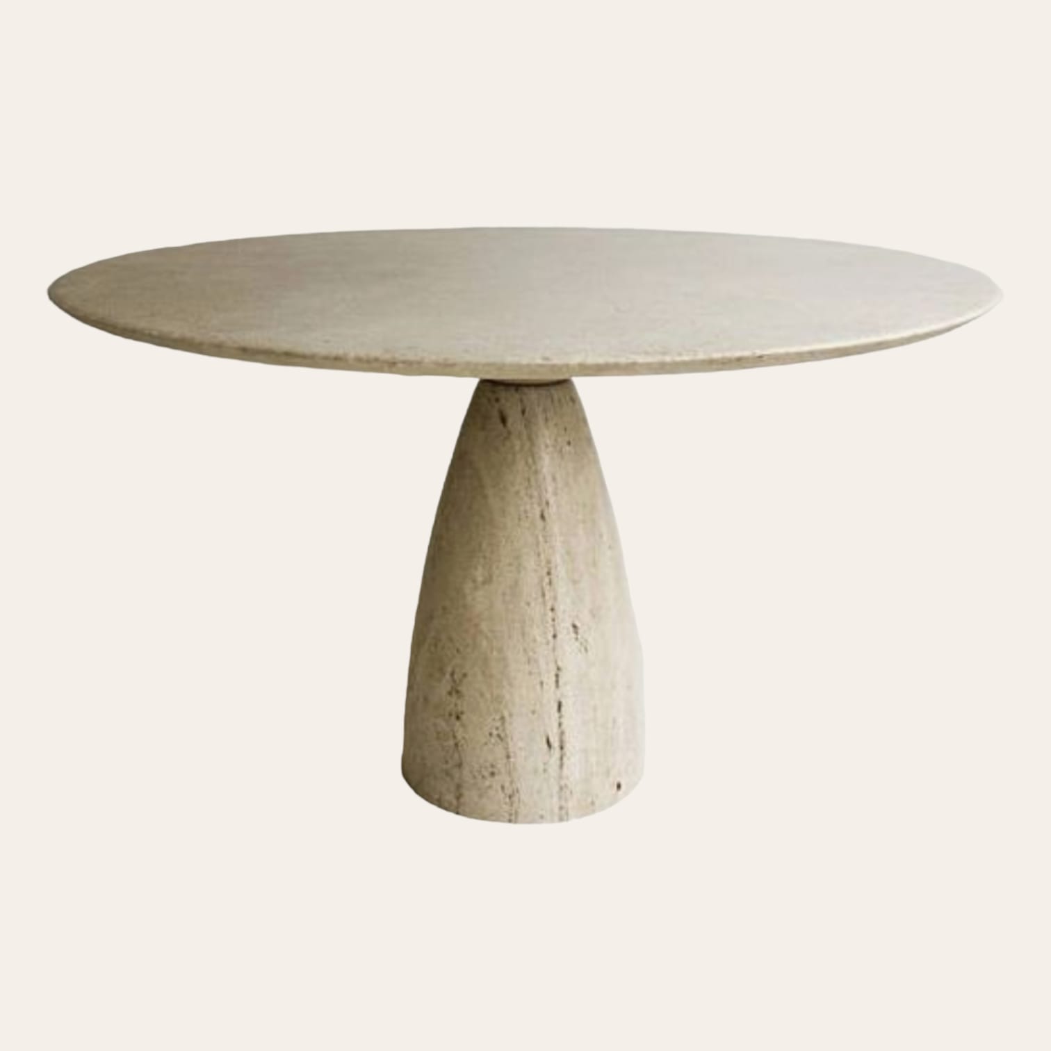 Travertine pillar table - NOMA Marrakech