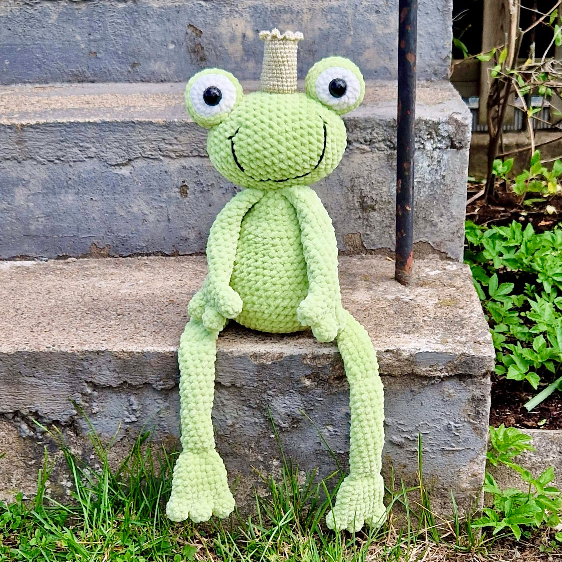 Grodan Froggy - ljusgrön - BautaWitch