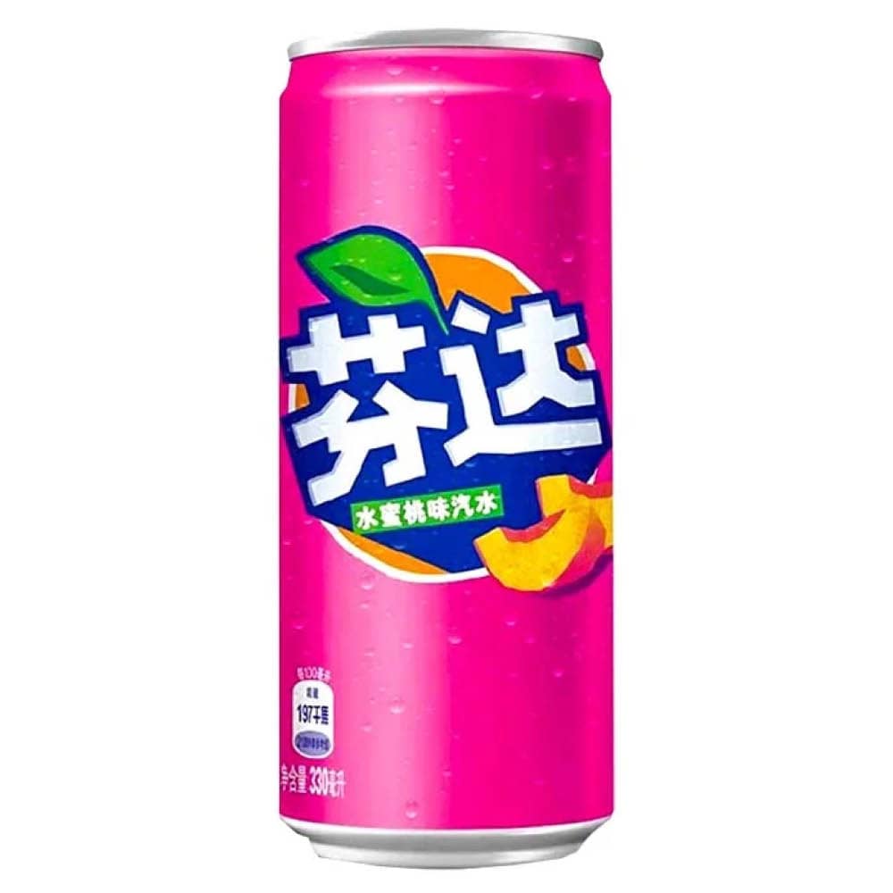 Fanta Peach Asia (330 ml) - Tasty America - Internationella klassiker ...
