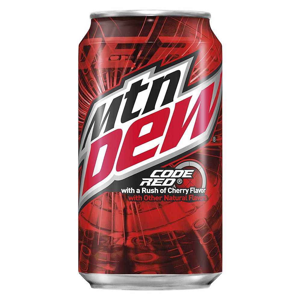 Mountain Dew Code Red (355 ml) - Tasty America- American Candy, Snacks ...