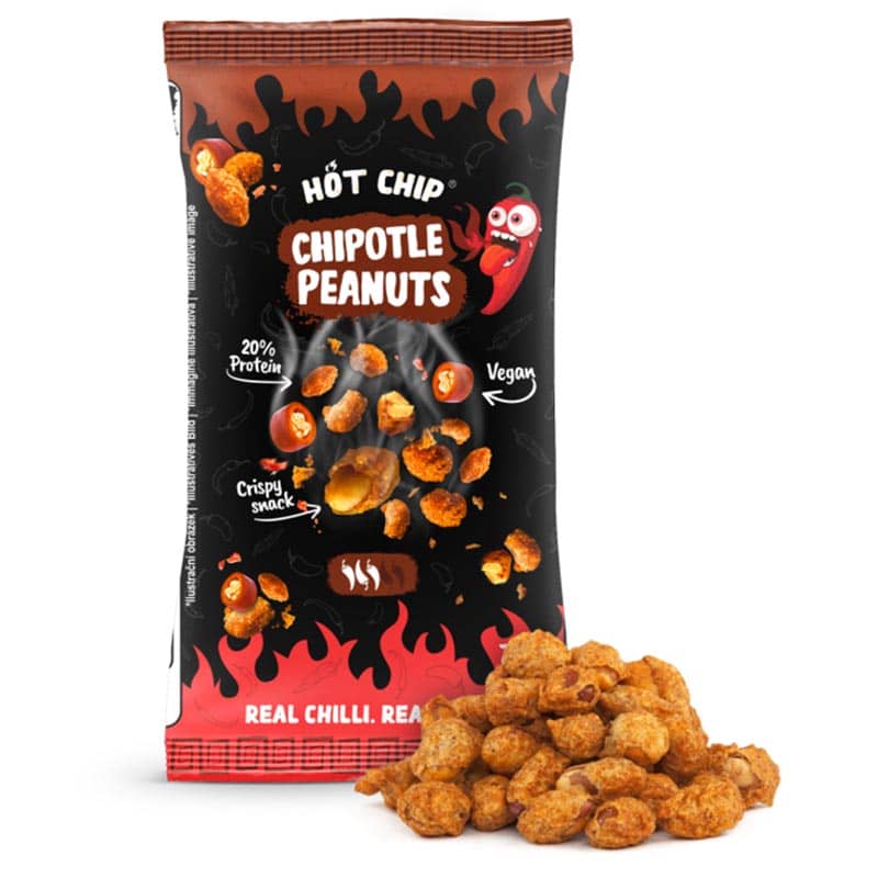 Hot Chip Chipotle Peanuts (70 g) - Tasty America - Internationella ...