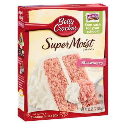 Betty crocker strawberry cake mix store