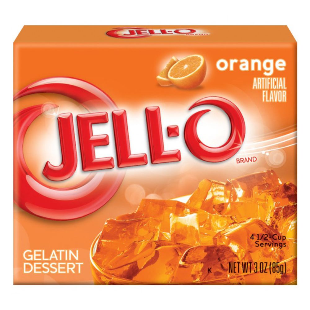 Jell-O Orange Gelatin Dessert (85 g) - Tasty America - Internationella ...