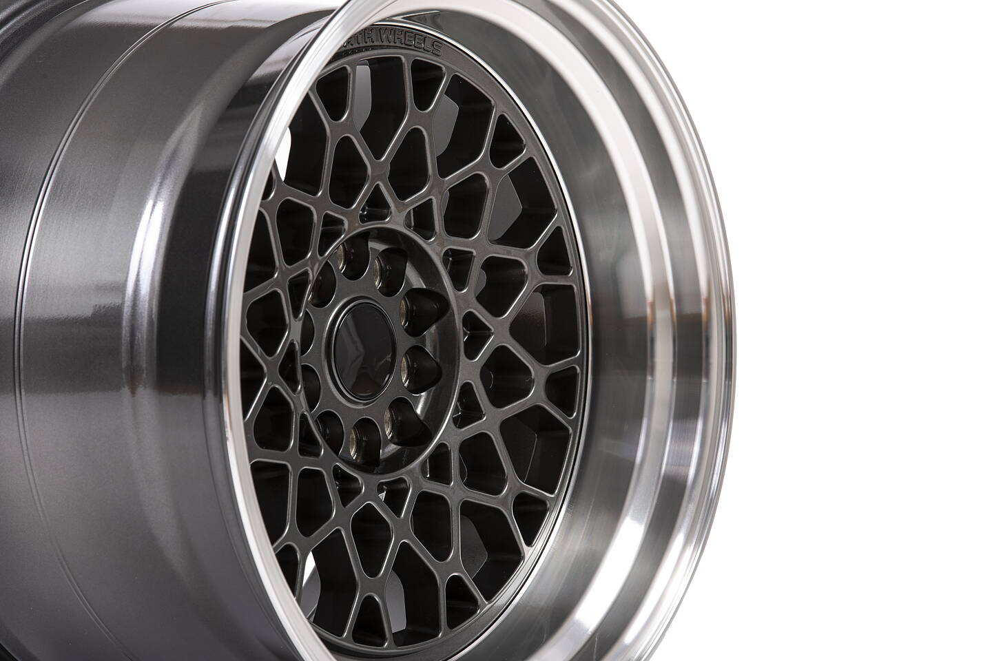 59°North Wheels D-008 11x18" ET8 5x100/5x108 Gunmetal/frontpolerad kant ...