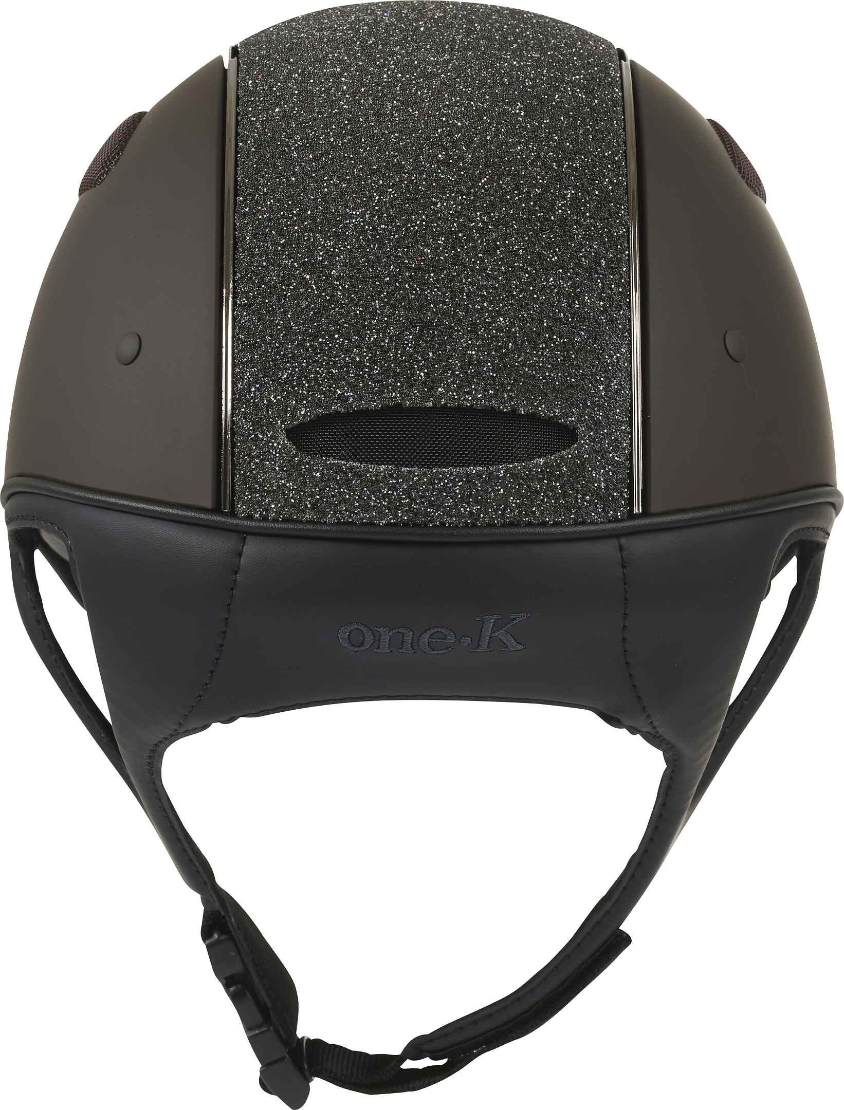 Ridhjälm OneK Defender Pro Matt Glitter Crome - Liqusini Hästsport