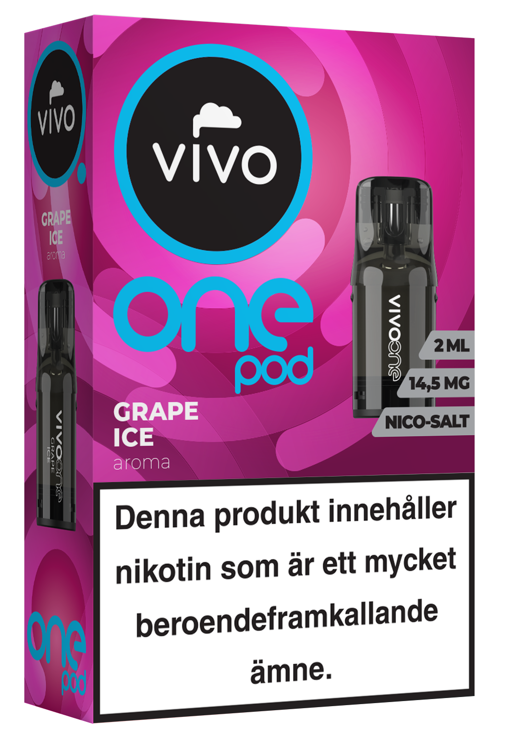 Vivo ONE POD GRAPE ICE 14 mg - FLAMECLUB SWEDEN AB